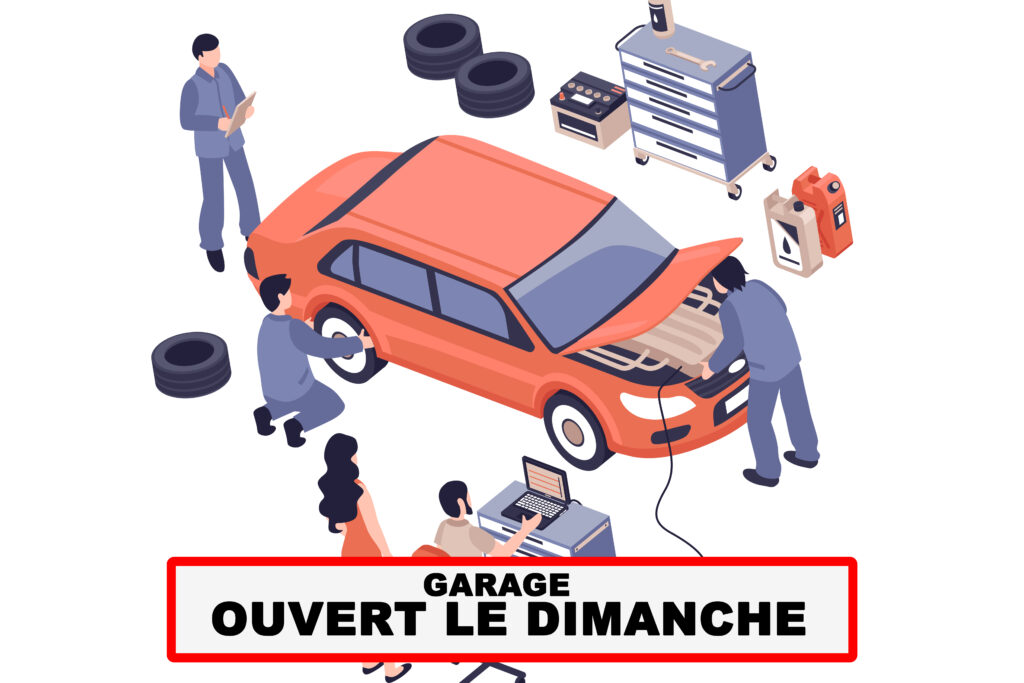 GARAGE AUTO OUVERT LE DIMANCHE - ☎️ 01 84 18 16 30